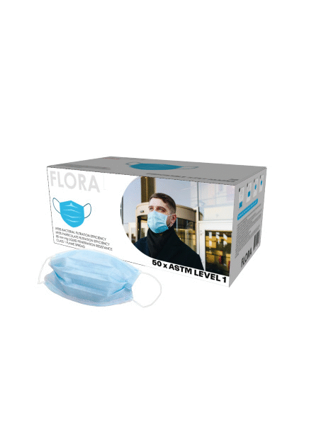 ASTM Level 1 Procedural Masks - Level 1 Procedural Masks - Flora